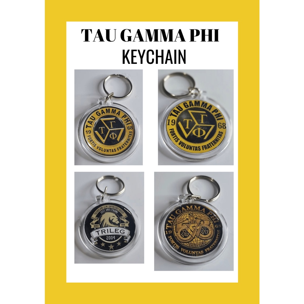 TAU GAMMA PHI KEYCHAIN | Shopee Philippines