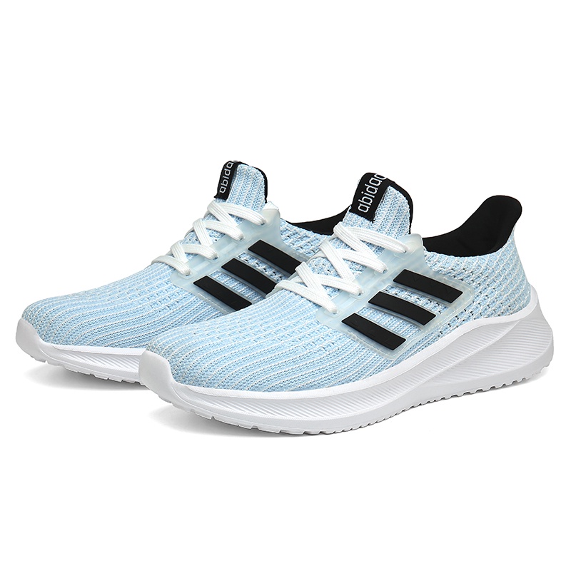 【COD】Flying Knit Men's Shoes Popcorn Sole Breathable Lightweight Wear ...