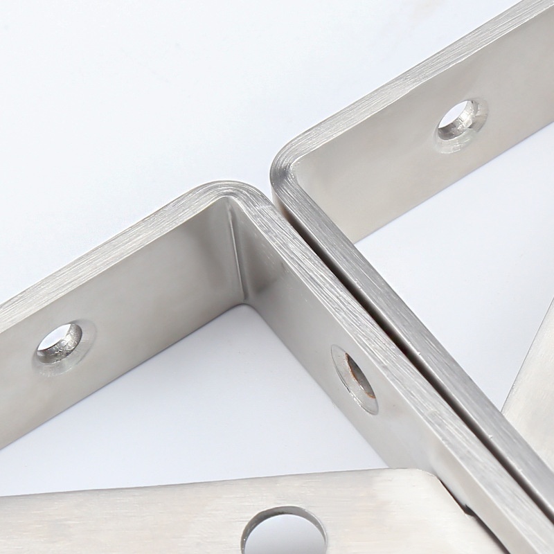 2 pcs 3mm Stainless Steel L Type Bracket Angle Bracket Heavy Duty For ...