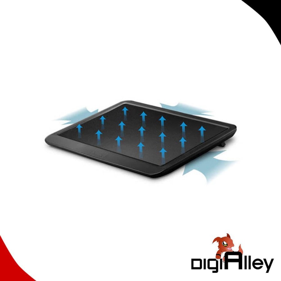 Cooling Fan DEEPCOOL N19 Super Slim Pad Notebook Cooler Slim Up to 14" | Shopee Philippines