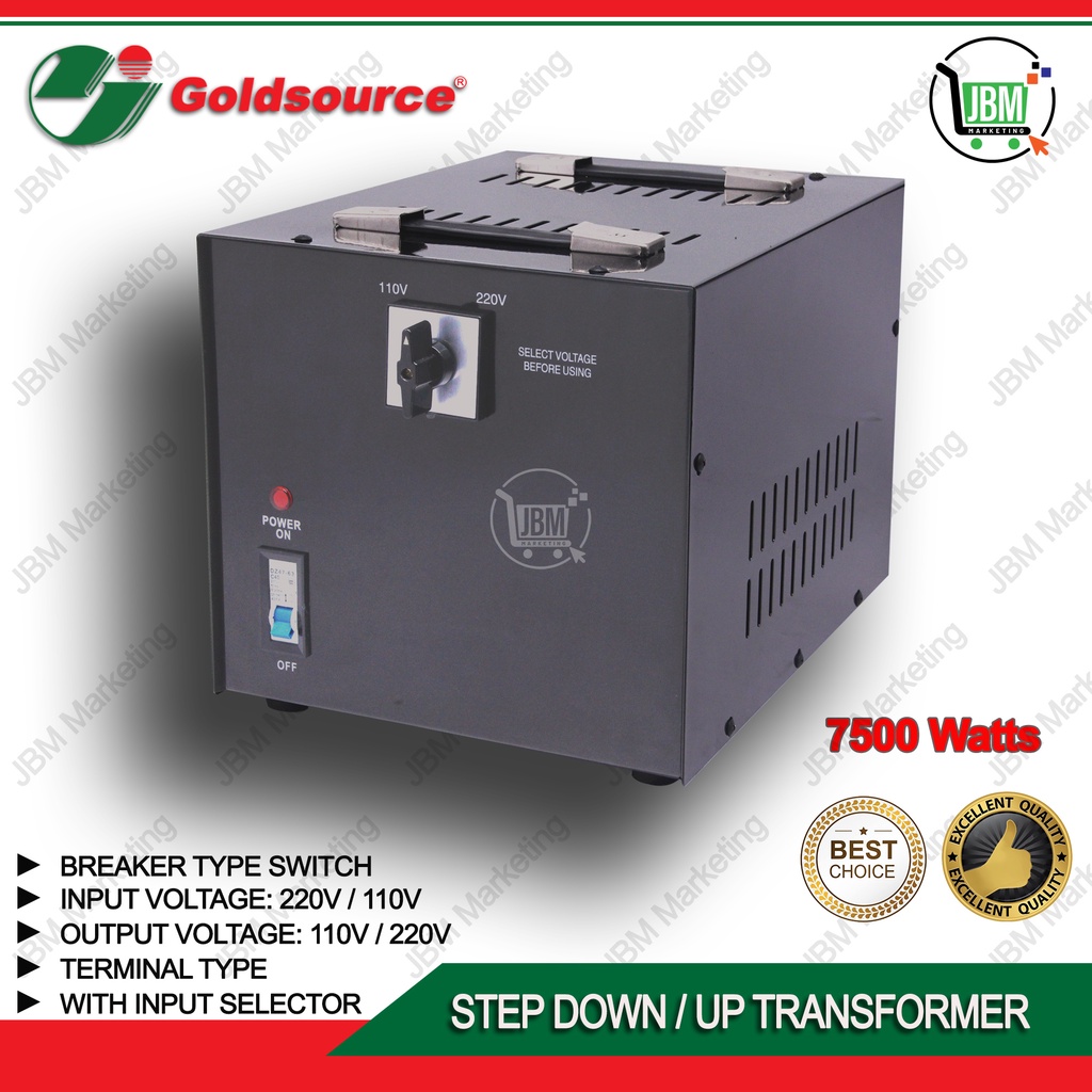 Goldsource Transformer 110V to 220V Step-Up Step Down Terminal Type ...