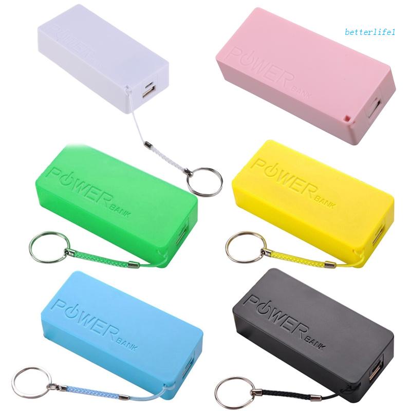 BTM DIY Power Bank Case Box 5600mAh 2X 18650 USB Battery Charger Case ...