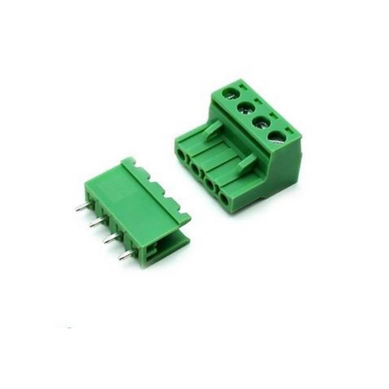 2edg 5.08MM 4P 4 Pin Straight Screw Terminal Block Connector Straight ...