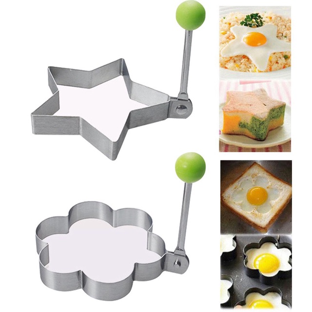 DIY Stainless Steel Frying egg shaped mold tools | Shopee Philippines