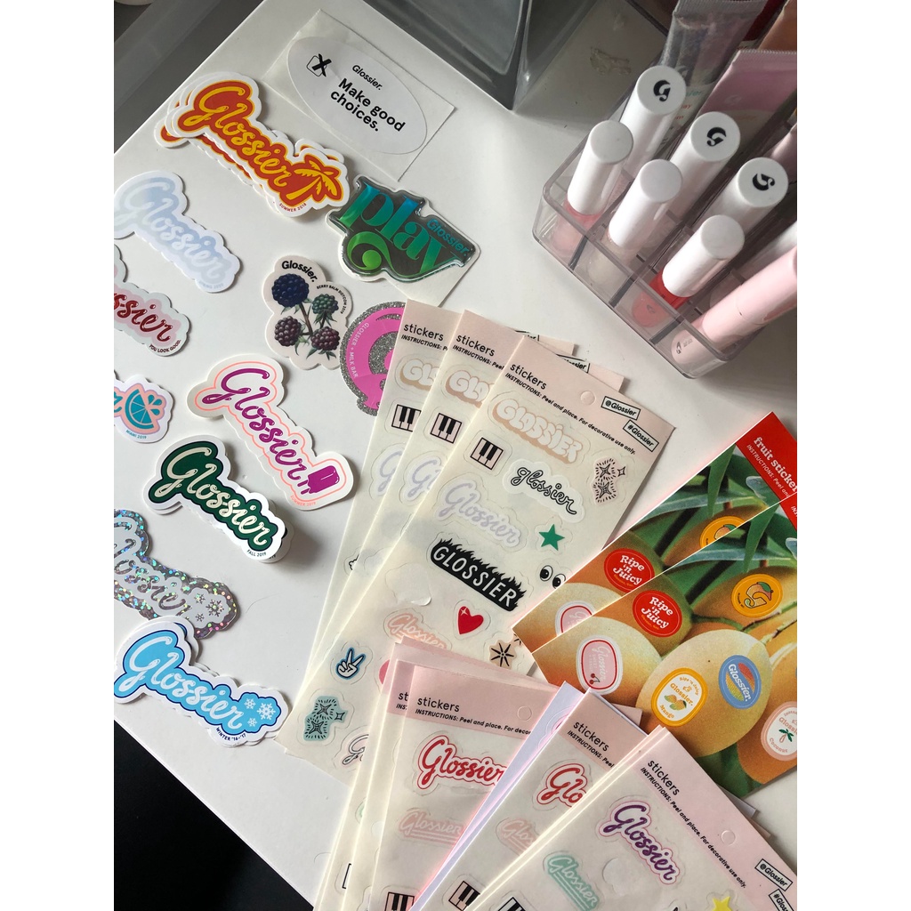 Authentic Glossier Sticker | Shopee Philippines