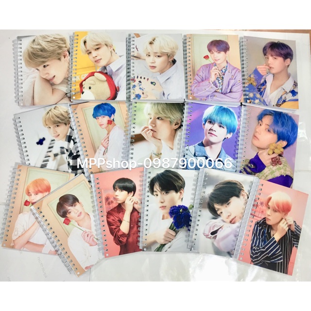 XO BTS notebook spring BTS member notebook 200 pages | Shopee Philippines