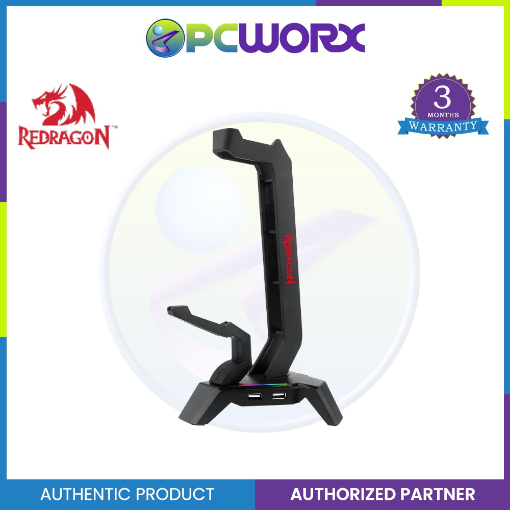 Redragon Scepter Elite Ha311 RGB Headphones Stand with 4 USB 2 0 Hub ...