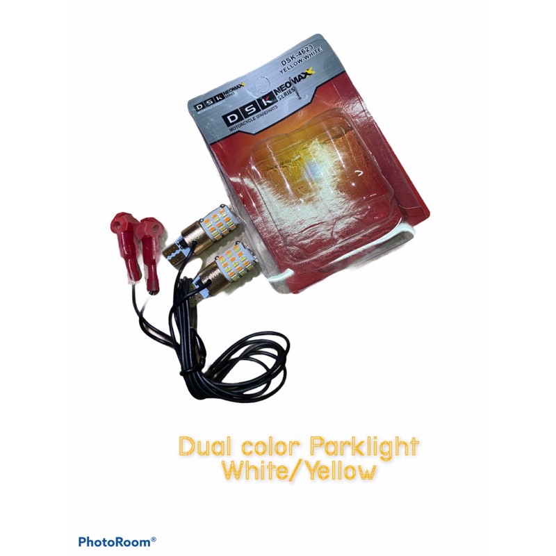 Motorcycle DSK Dual color parklight LED (YELLOW/WHITE) | Shopee Philippines