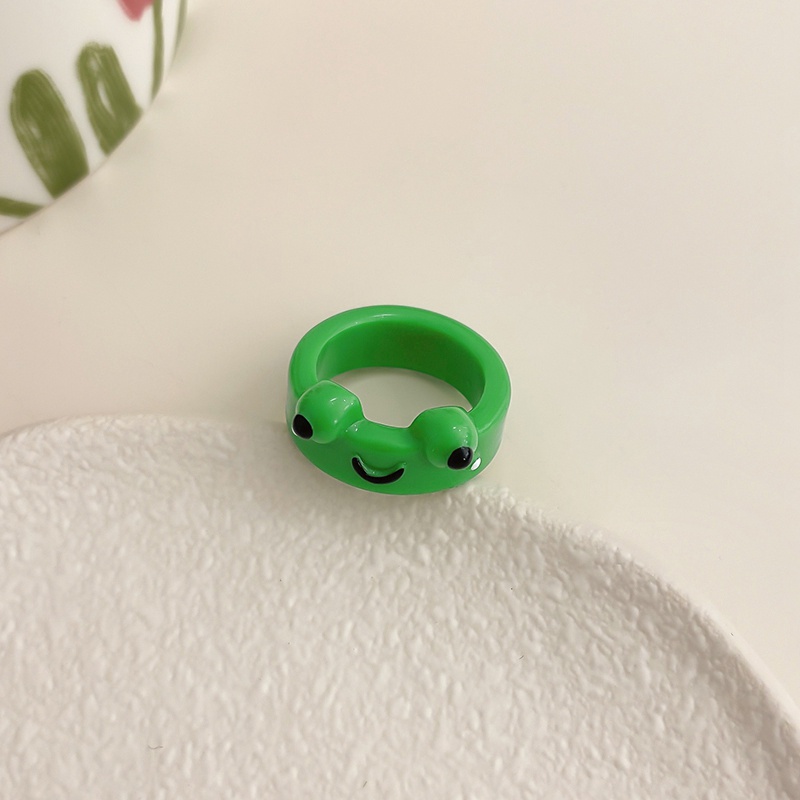 Frog Ring Cute Frog Ring Box Couple Ring Accessories Gift | Shopee ...