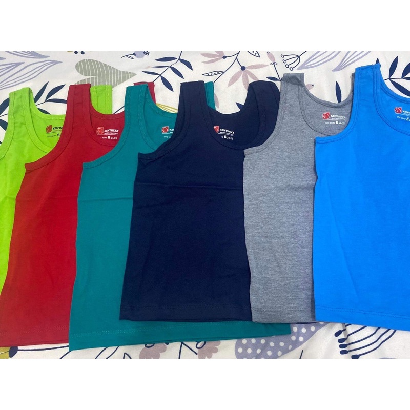 COLORED KENTUCKY SANDO KIDS-ADULTS (6PCS) | Shopee Philippines