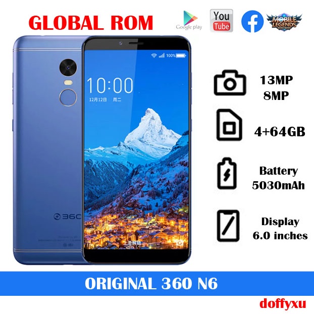 Original 360 N6 4/64GB Global ROM | Shopee Philippines
