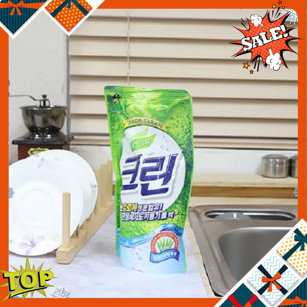 Sandokkaebi Korean Dishwashing Liquid 800g Aloe Vera Flavor Bag ...