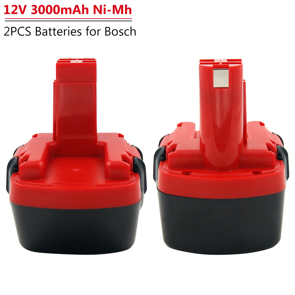 2PCS 12V NiMH 3000mAh 3.0 Ah Rechargeable Power Toolsl Battery for ...