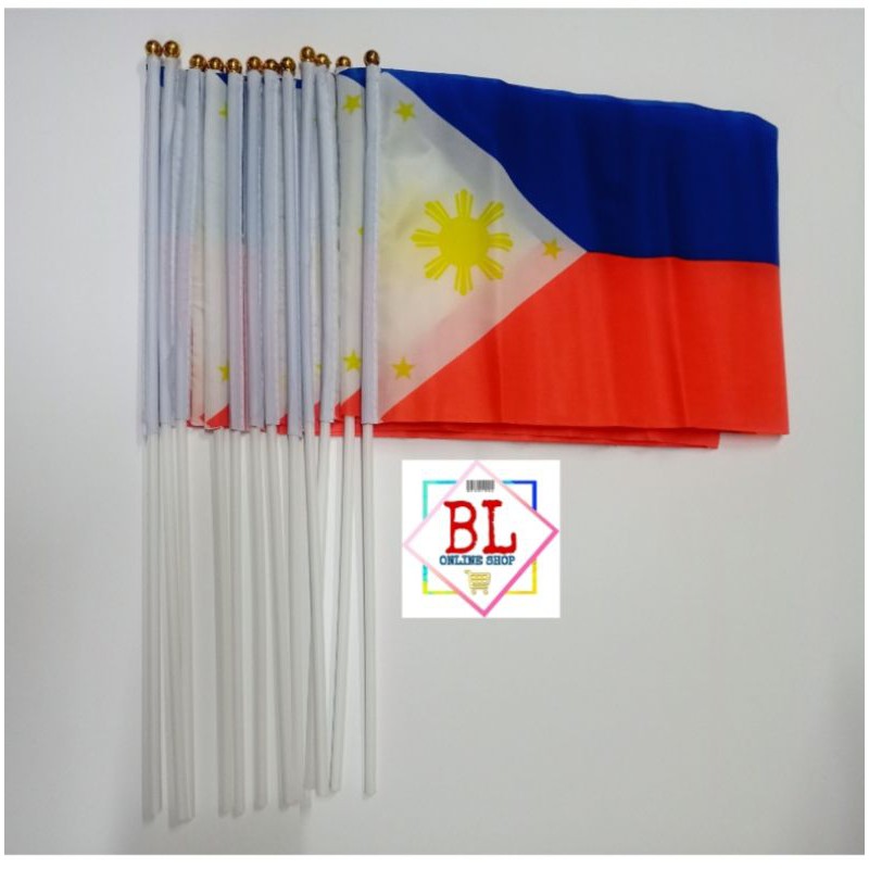 Philippines Flaglets with plastic stick (set of 12) | Shopee Philippines