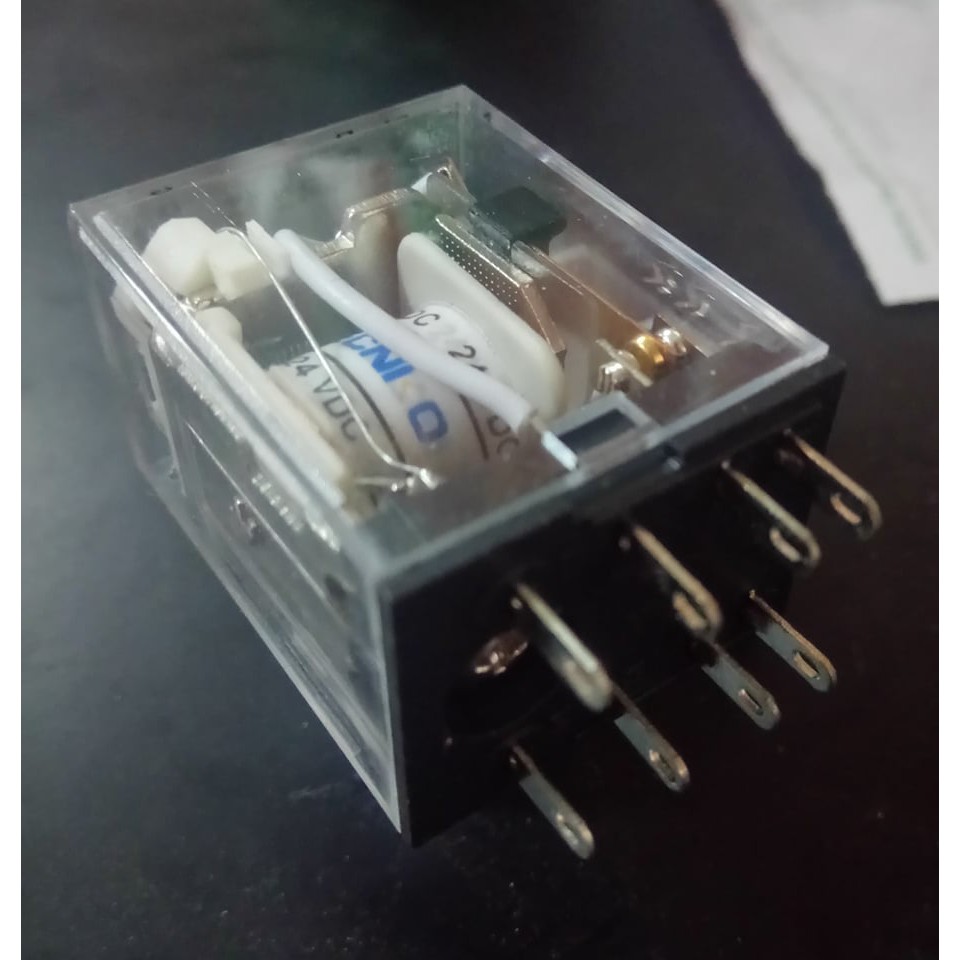 Small Intermediate Relay HH52P Electromagnetic Relay 220V AC DC24V 12V ...