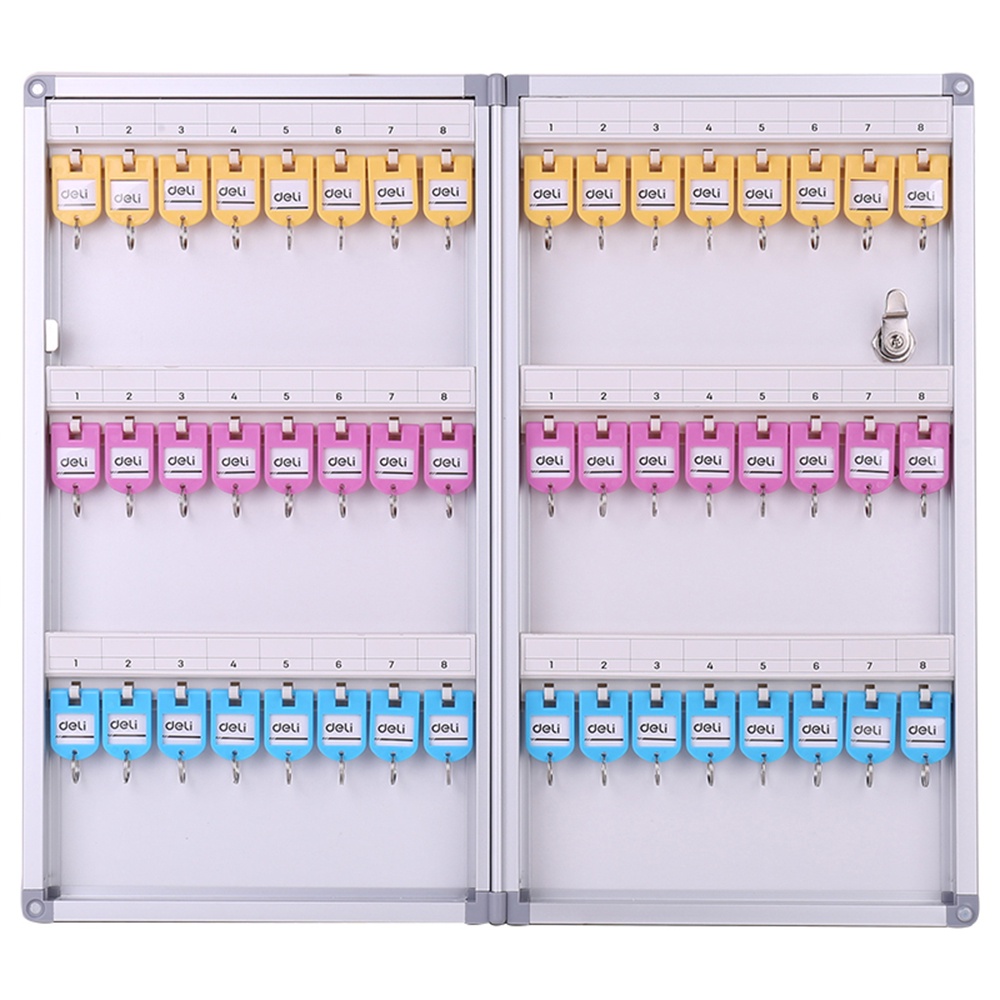 Deli Key Cabinet Safety Key Box Home Storage Creative Key Safe Box 24 ...