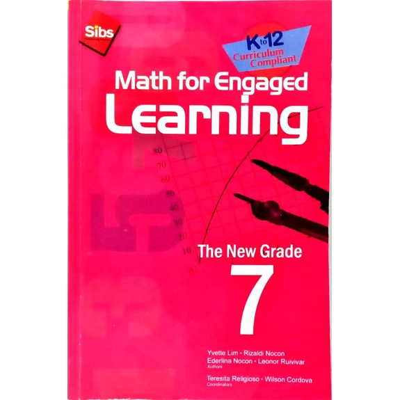 Math For Engaged Learning Grade 7, USED TEXTBOOK | Shopee Philippines