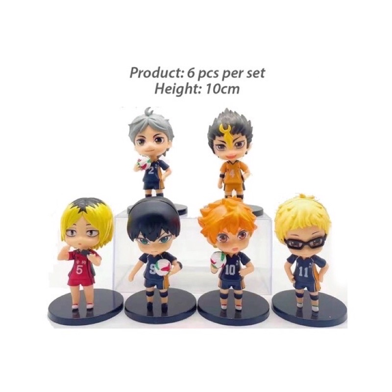 Haikyuu Hinata Shoyo,Kageyama Tobio,Oikawa Toru,Kozume Kenma Set of 8 ...