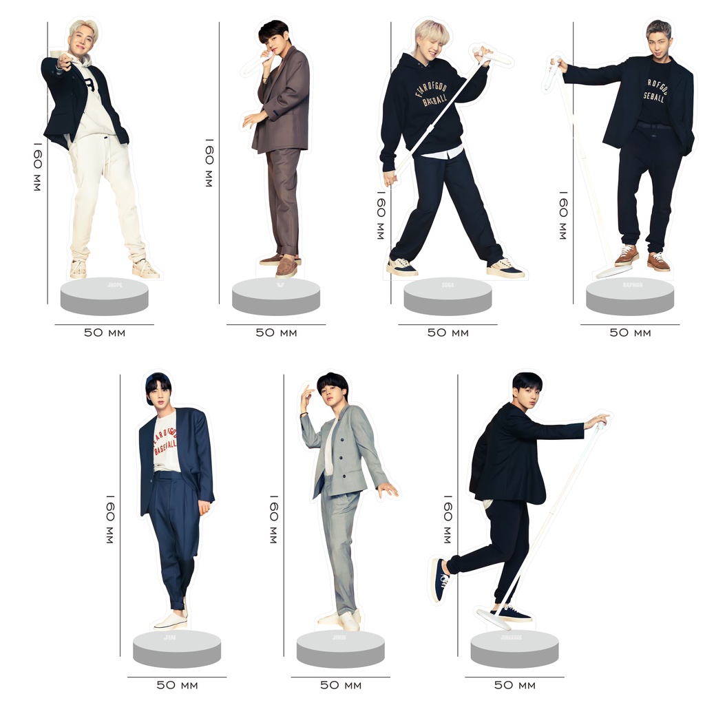 Stand Action Figure BTS Permission to dance standee Acrylic PTD Beyond ...