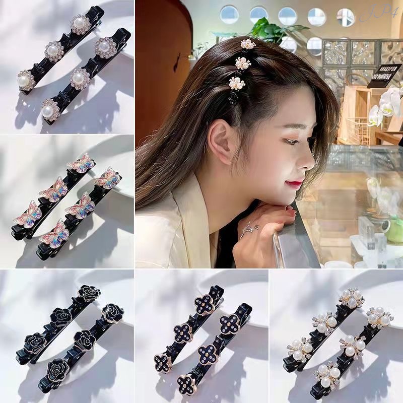 Korean Braided Hair Clip Fashion Elegant Hairpin JP4 | Shopee Philippines