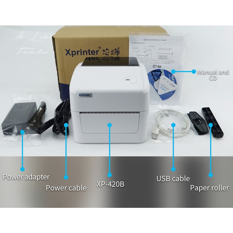 Receipt Printer - Shopee Receipt Printer - XP-420 Barcode Printer ...