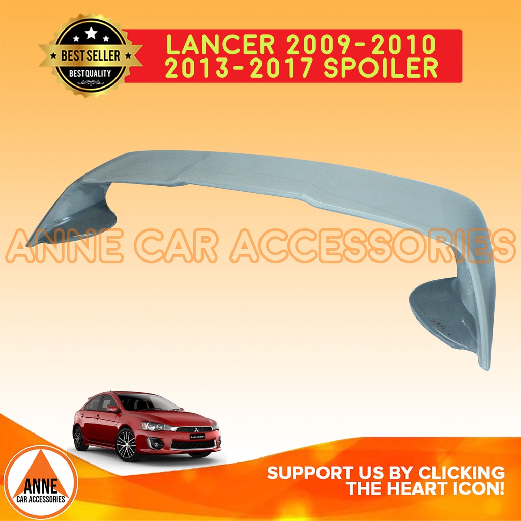Unpainted Spoiler for Mirage G4 Hatchback All Year Model / Lancer ...