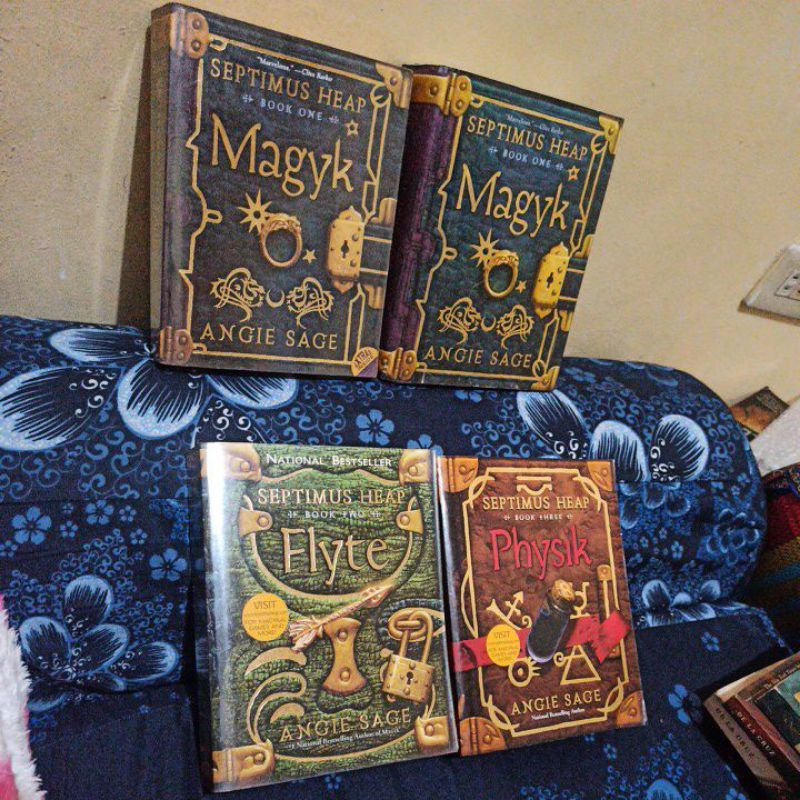 Magyk flyte Physik Syren septimus heap by Angie Sage book No 1 2 3 the ...