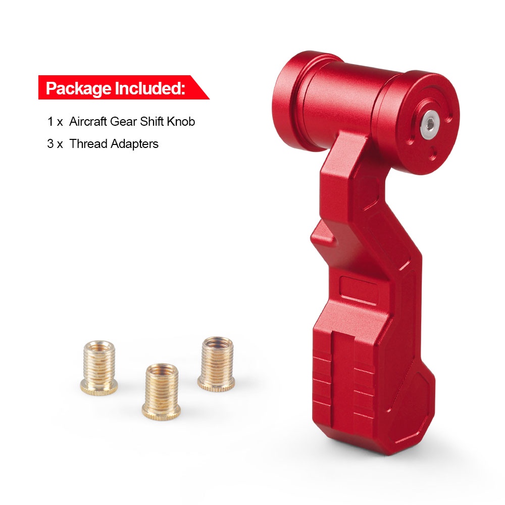Aluminum Aircraft Gear Shift Lever Knob Car Modified Aircraft Joystick ...
