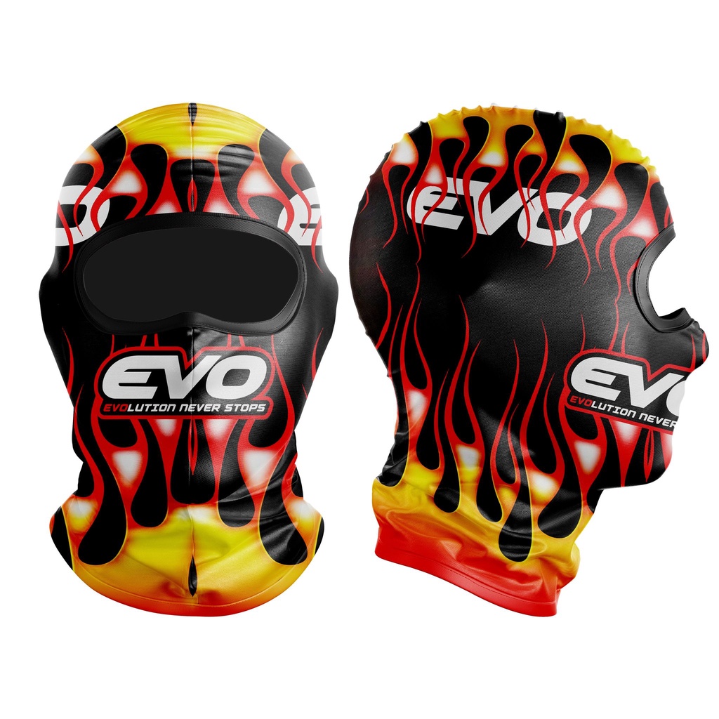 NEW EVOB15 FIRE BALACLAVA FOR MOTOR RIDERS full sublimation high ...