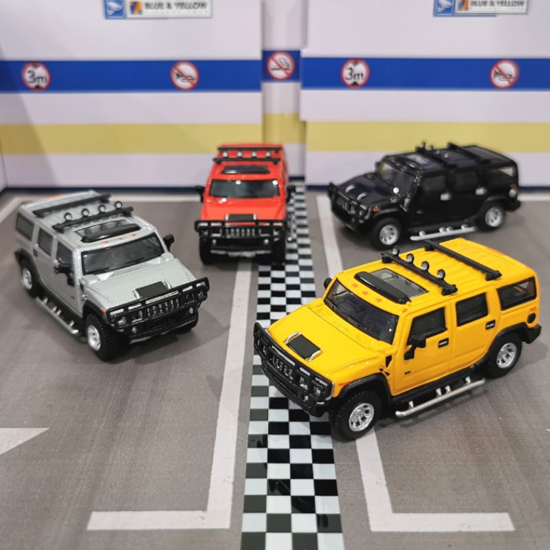 1/64 JKM Hummer H2 4x4 SUV Diecast Scale Model Toy Car | Shopee Philippines