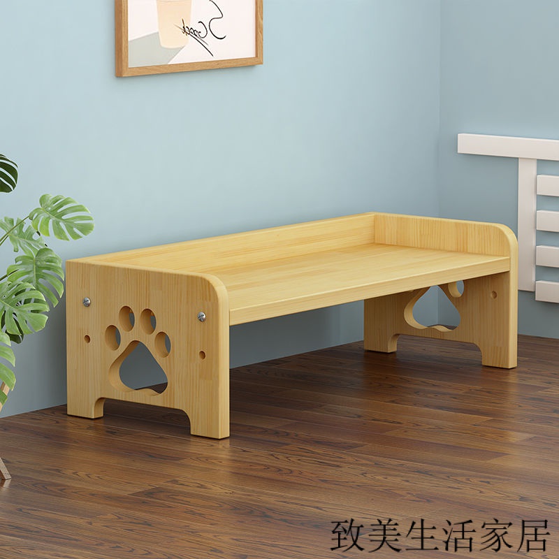 home lifeTeda Solid Wood Printer Rack Desktop Desk Storage Heightening ...