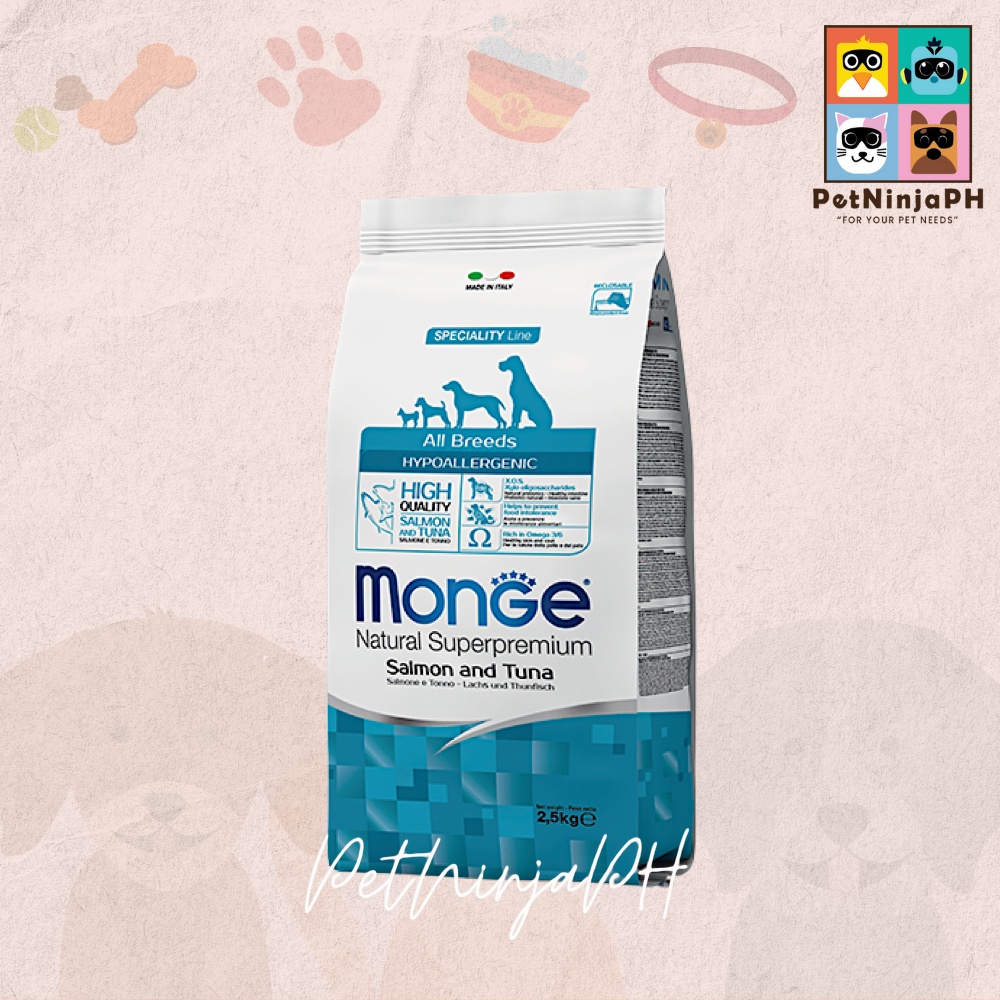 Monge Hypoallergenic Dog Food 12 kg | Shopee Philippines