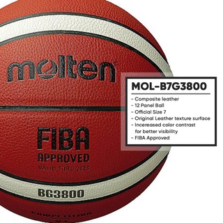 Toby's Sports | Molten B7G3800-M3P FIBA Approved Basketball Size 7 ...