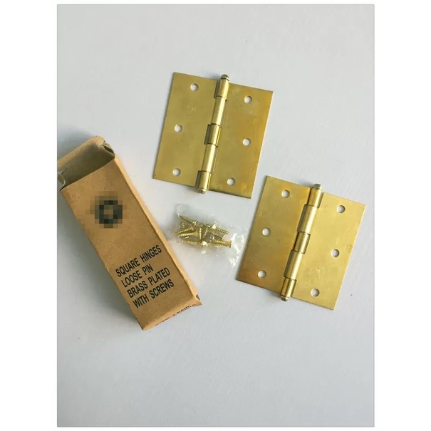 Loose Pin Hinges 3x3 3.5x3.5 4x4(2pcs/1pair) | Shopee Philippines