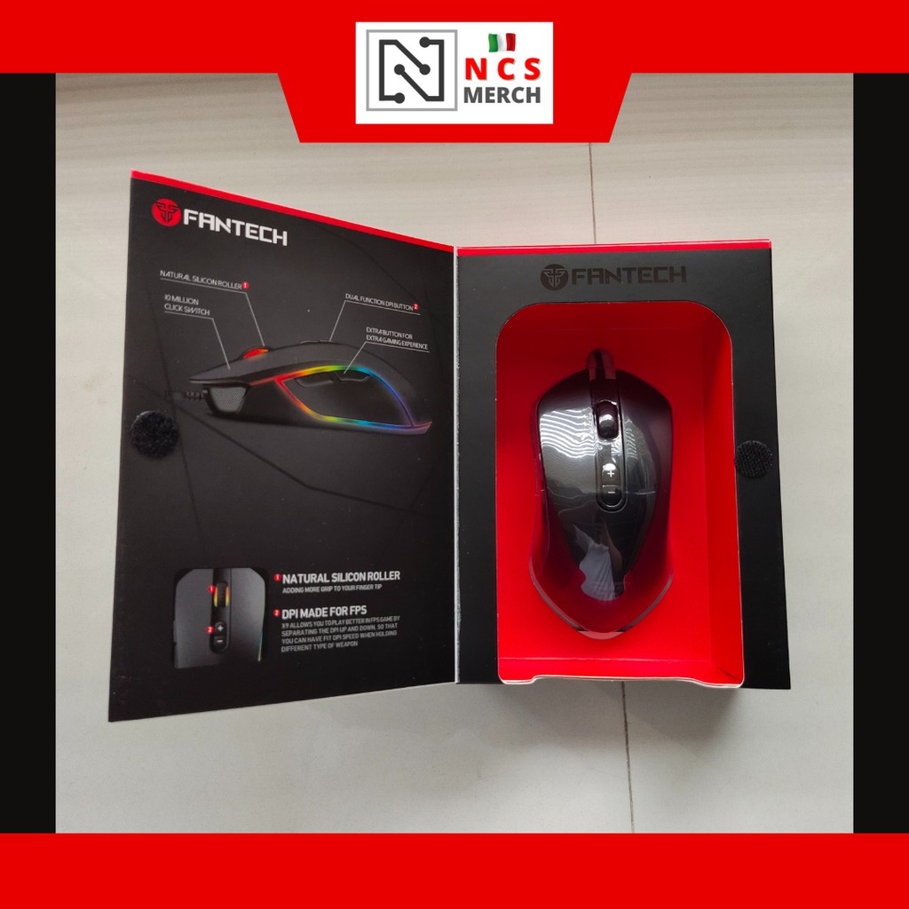 Fantech X9 Thor Macro RGB Gaming Mouse ( 4800DPI 7 Buttons Programable ...
