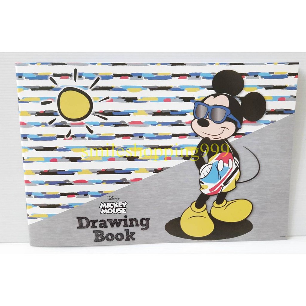 Disney Drawing Book Mickey Mouse Pattern Minnie Pool Bear Cute Colorful ...