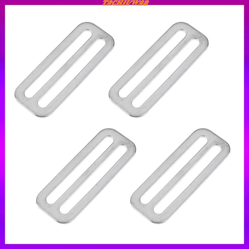 4pcs Scuba Diving 2 inch Weight Belt Slide Stainless Steel Stopper ...