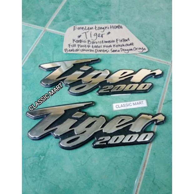 Honda TIGER 2000 TIGER Tank LOGO EMBLEM | Shopee Philippines