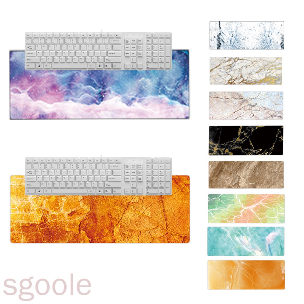 【IN STOCK】Extra Large Mouse Pad Marble Extended Computer Mouse Pad Non ...