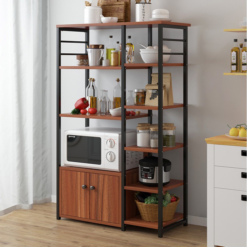 Multi-layer Shelf Floor standing Storage Shelf Cabinet Space-saving ...
