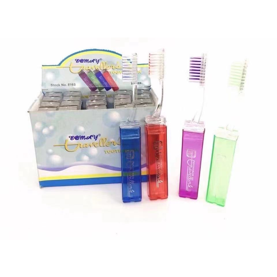 1pcs original springmaid folding travel camping toothbrush foldable ...