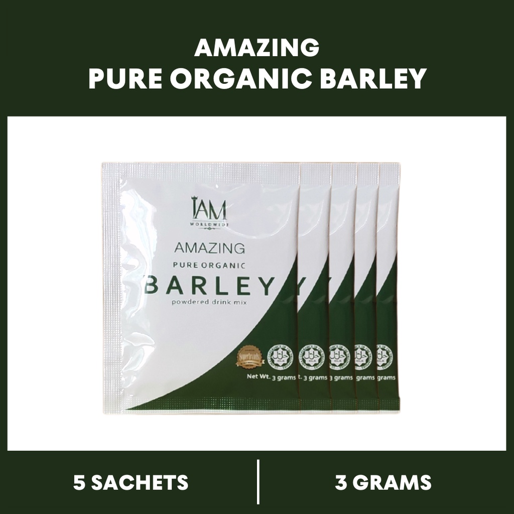 [5 SACHETS] Amazing Barley Amazing Pure Organic Barley Powdered Drink ...