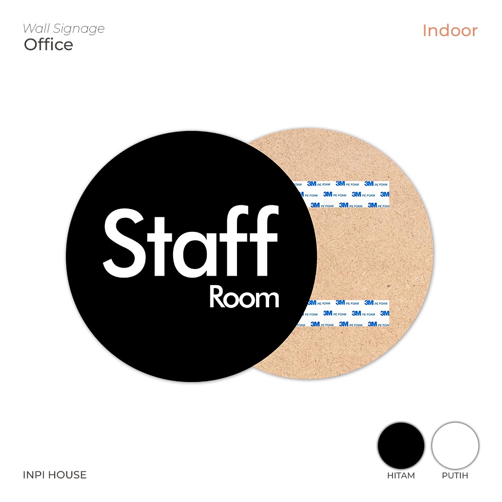 Staff room employee room sign board - staff room wall sign - Black and ...
