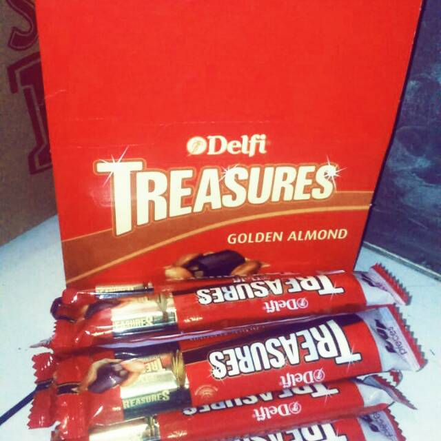 Delfi treasure chocolate 36 grams golden almond and cookies n'cream (1 ...