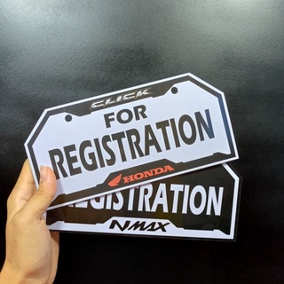 Temporary Motor Plate / Motorplate / For Registration / Plate number ...