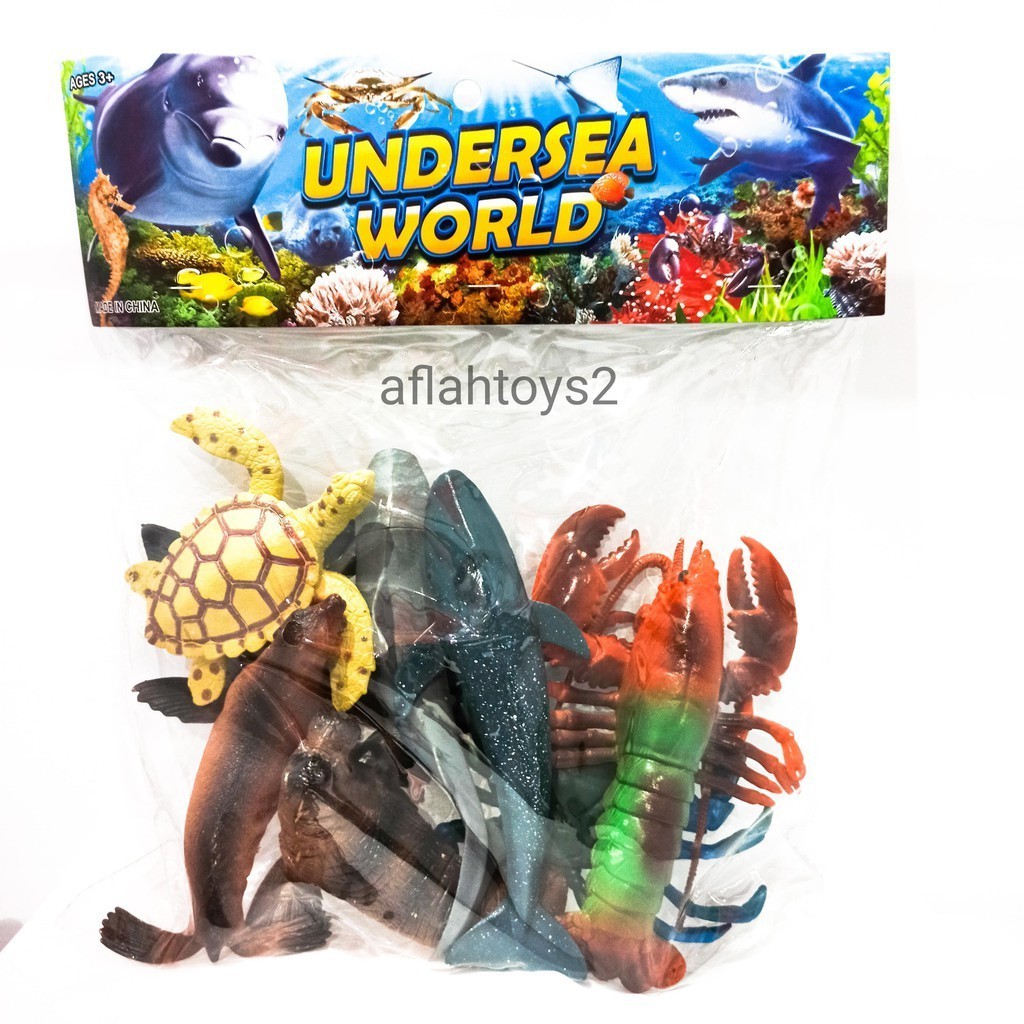 Education Toys SET Sea Animals - Miniature Sea - UNDERSEA WORLD ...