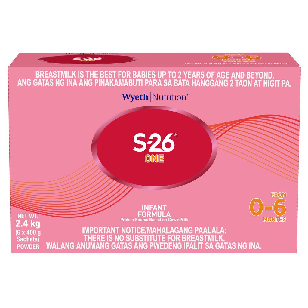 S-26 ONE Infant Formula for 0-6 Months Box 2.4kg | Shopee Philippines