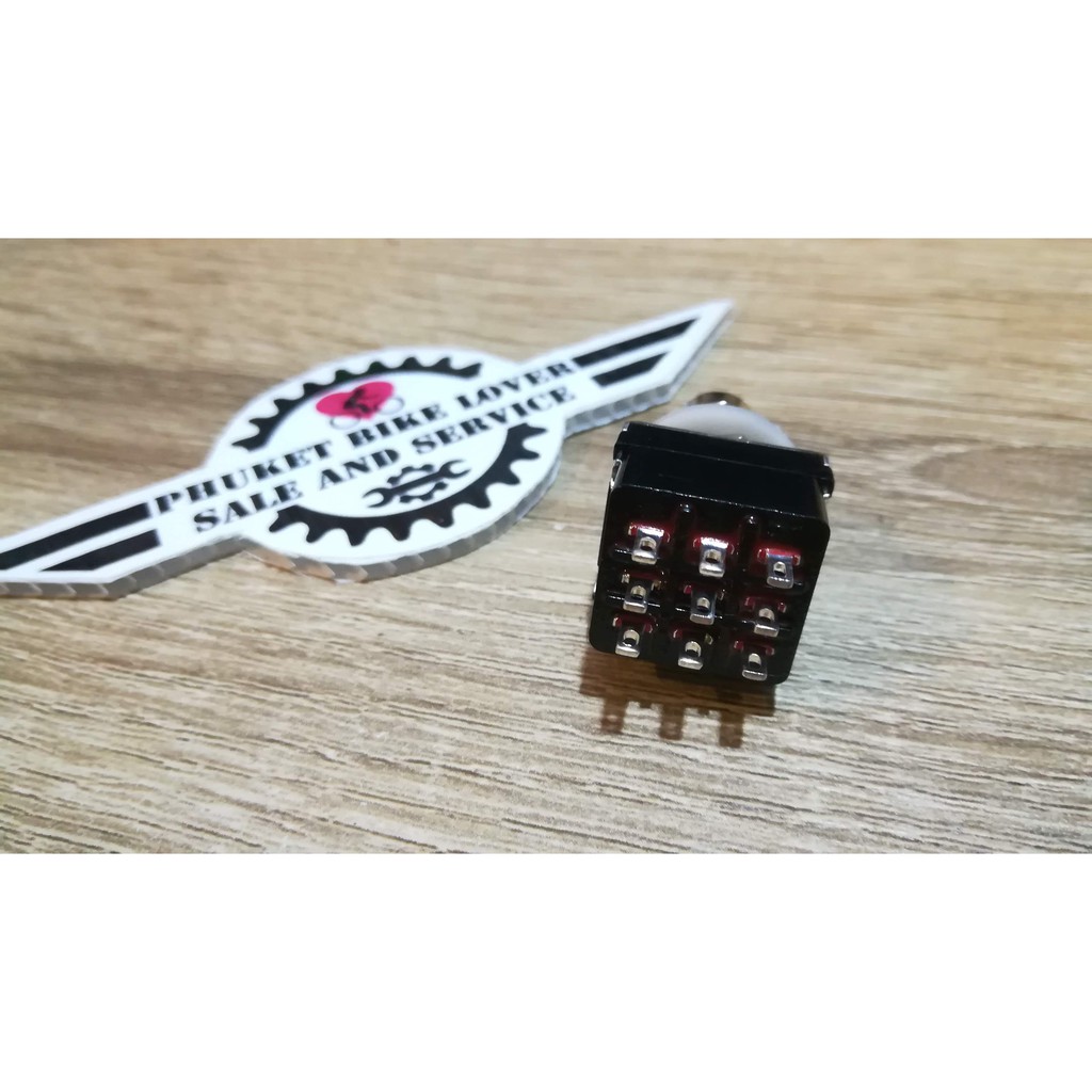 Guitar Repair 3PDT 9pin Push Button Foot Switch FR DIY Effect Pedal ...