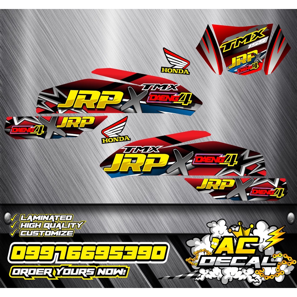Honda TMX 155 JRP Decal Design | Shopee Philippines