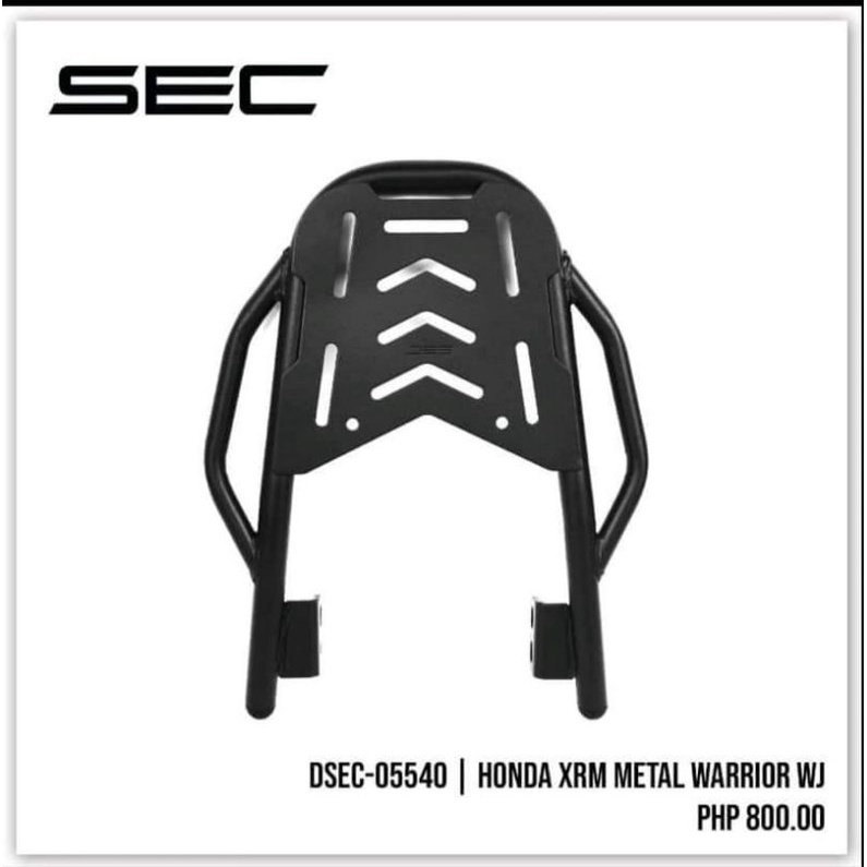 SEC METAL WARRIOR BRACKET for Top Box Xrm/soulty/sporty/sniper 155 ...